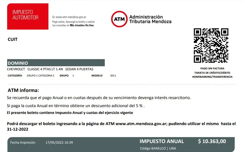 Pagos Atm Mendoza: Impuestos, Tasas Y Libre Deuda - Coop La Lonja